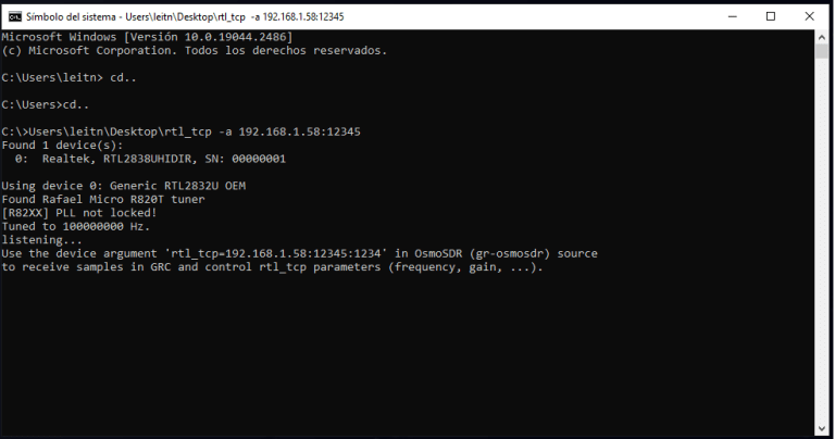 Tutorial RTL_TCP, tu SDR en REMOTO WINDOWS
