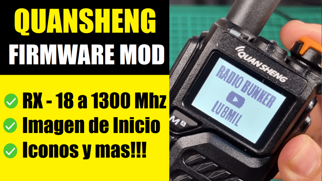 MODIFICA EL FIRMAWARE DE TU QUANSHENG UVK5 DE FORMA SENCILLA Y ONLINE ...