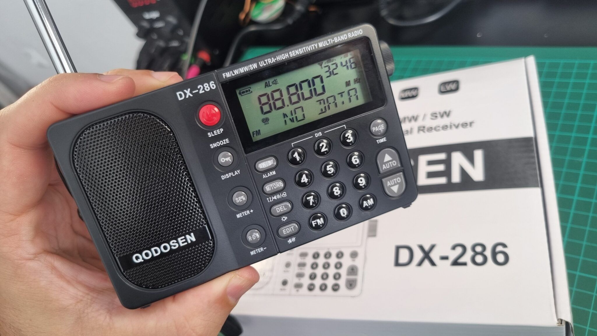 RADIO PORTÁTIL QODOSEN DX-286 REINA DEL DX - TODO-SDR.com